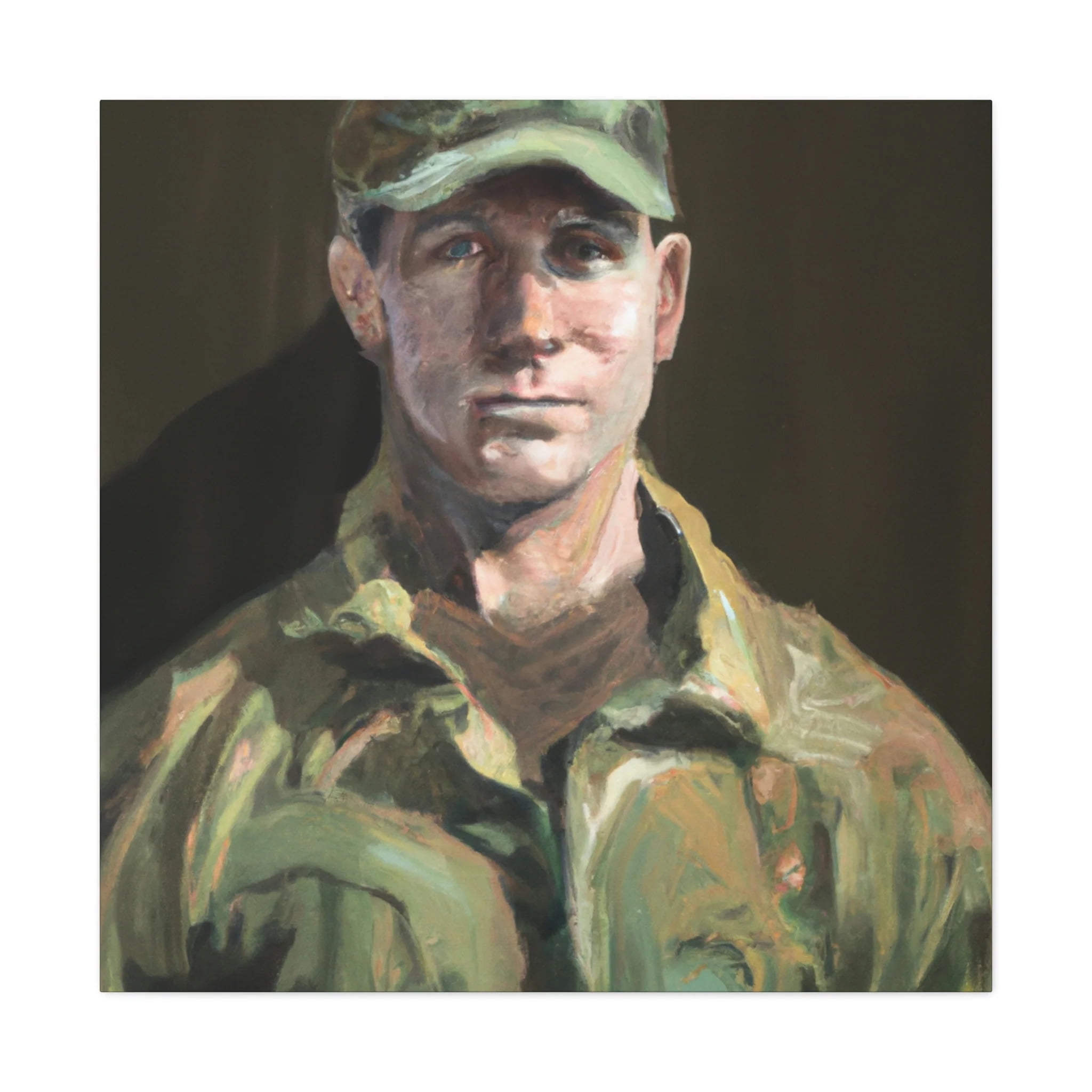 Modern Warrior Heroism - Canvas - Walmart.com