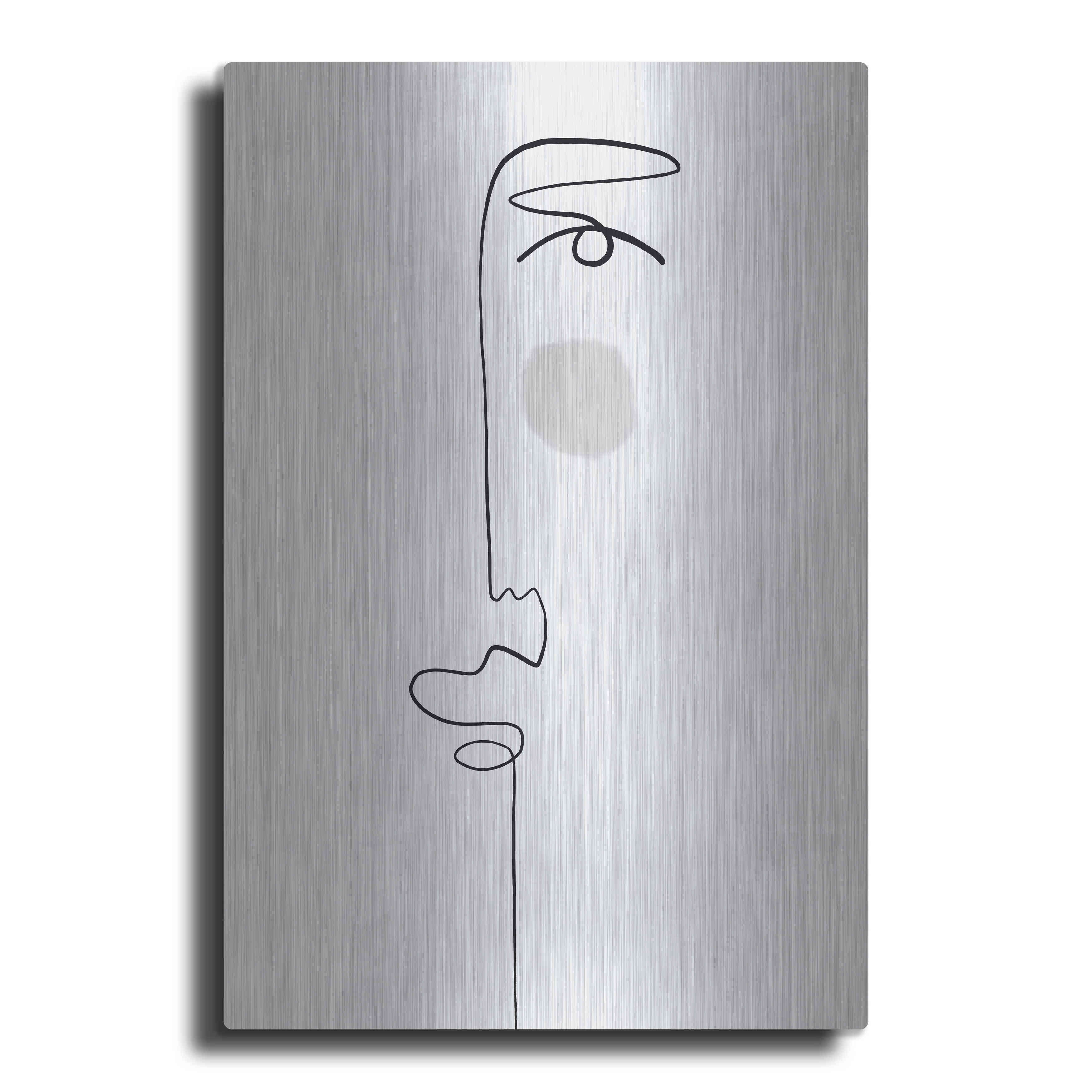 Luxe Metal Art 'Faces 1' by Design Fabrikken, Metal Wall Art, 24"x36 ...