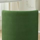 Velvet Swivel Vanity Chair with Storage, Swivel Makeup Chair with Wave ...