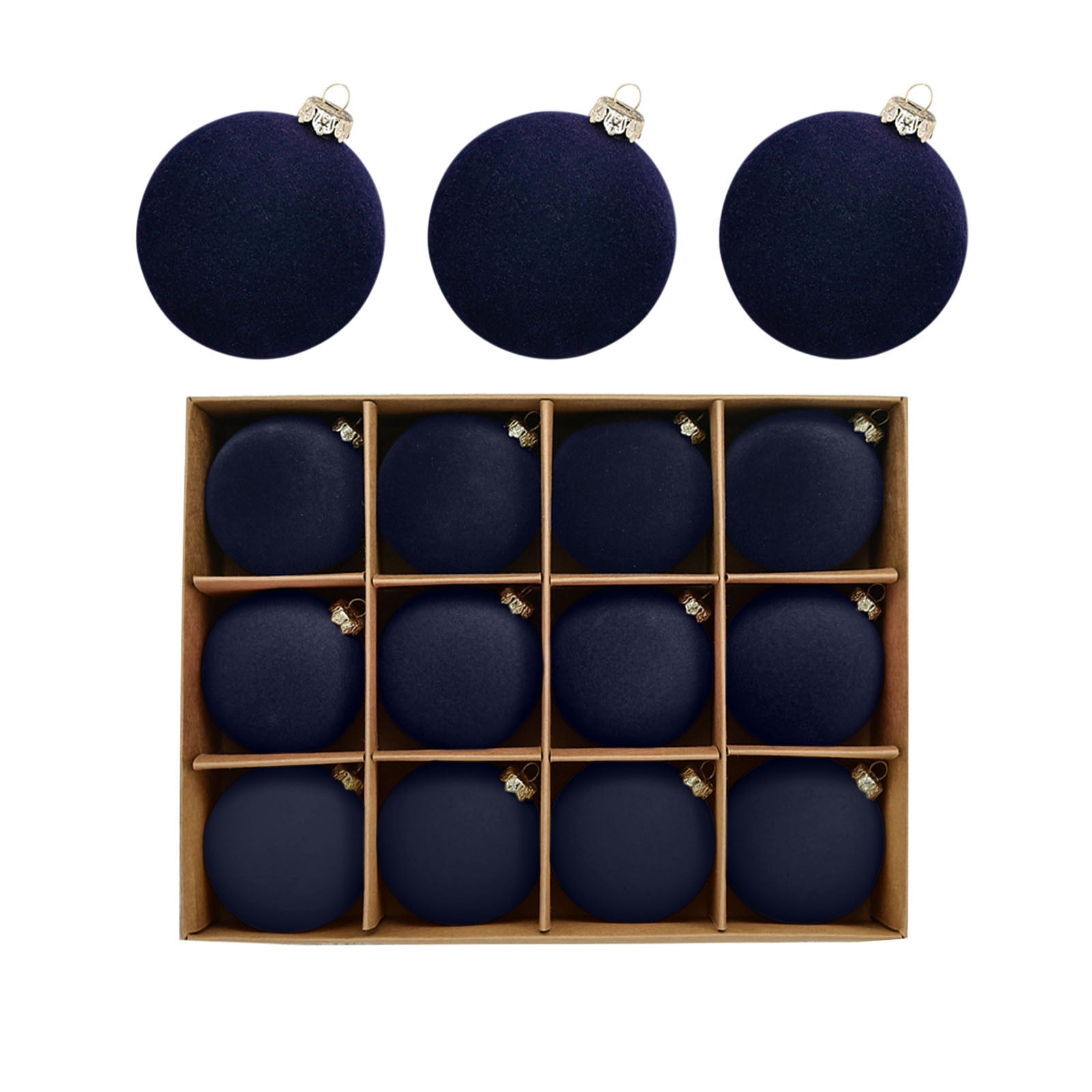 Click here for Slynshome 12pcs Velvet Christmas Balls Bulk For Xm... prices