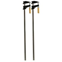 WEN Quick-Adjust 36-Inch Steel Bar Clamps with 2.5-Inch Throat and ...