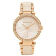 Michael Kors Women's Wren Two-Tone Rose Gold and Acetate Watch MK6159 ...