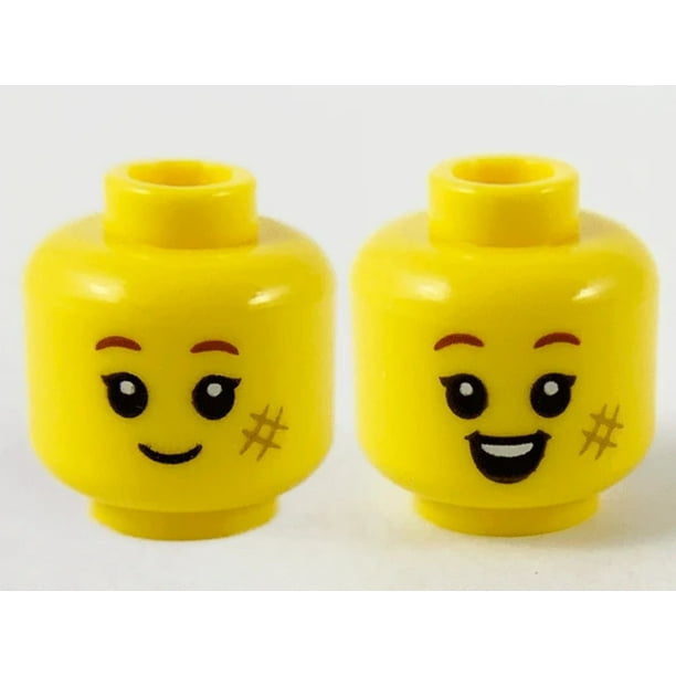 Dual Sided Child Reddish Brown Eyebrows, Smudge, Grin / Open Smile ...