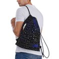 Drawstring Backpack, Physical Formulas Light Waterproof Sports Gym Bag Draw String Back Bag for ...