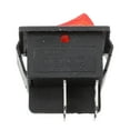 16A/250VAC 20A/125VAC Red Indicator Light 4 Pin ON/ DPST Rocker Switch ...