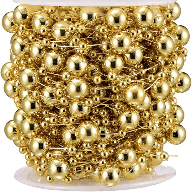 Roll Pearls Beads DIY Party Garland Wedding Centerpieces Bridal Bouquet ...