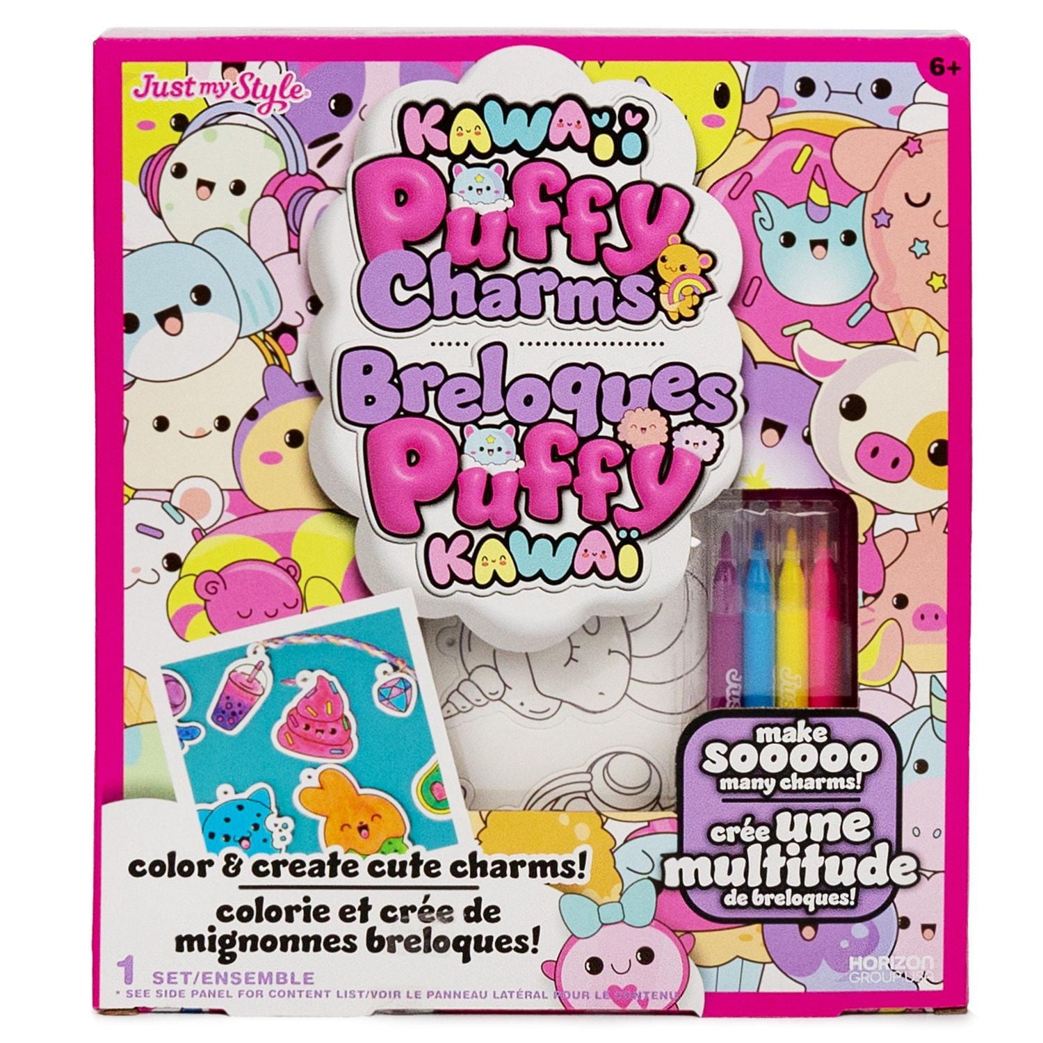 Click here for Just My Style Kawaii Puffy Charms prices