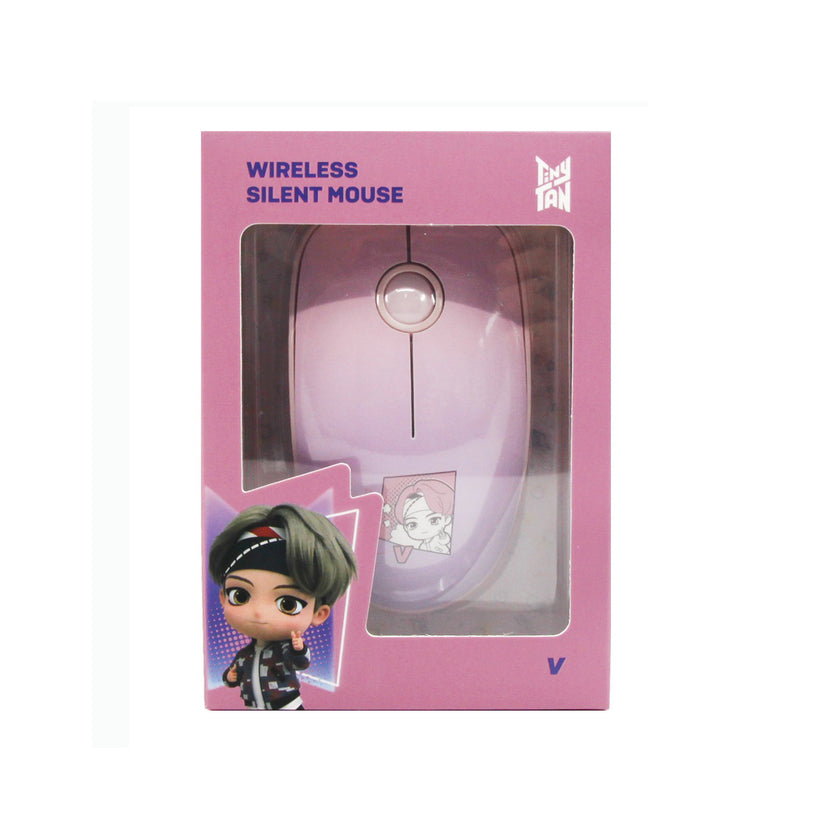 BTS Tiny Tan Bangtan Magic Door Wireless Silent Mouse, All Seven BTS ...