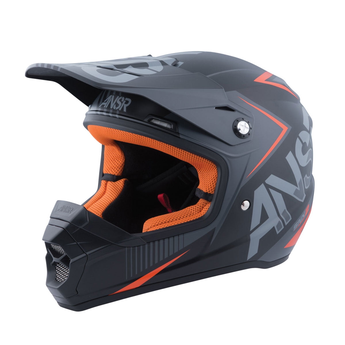 Answer SNX 2 Multi Color Helmet Charcoal Black/Silver 2XL 459948 ...