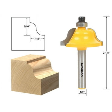 Medium Elegant Picture Frame Molding Router Bit - 1/2" Shank - Yonico ...
