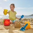 Hape 5-In-1 Beach Set W/ Buckets & Shovels - Walmart.com