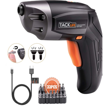 HART 4-Volt Rechargeable Screwdriver with Philips and Slotted Bit ...