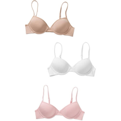 Girls' Underwire 3 Pack Bra - Walmart.com