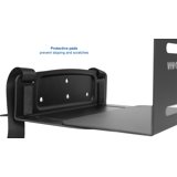 Vivo, PC Wall Mount, Adjustable Steel Bracket, Supports up to 22 lbs ...