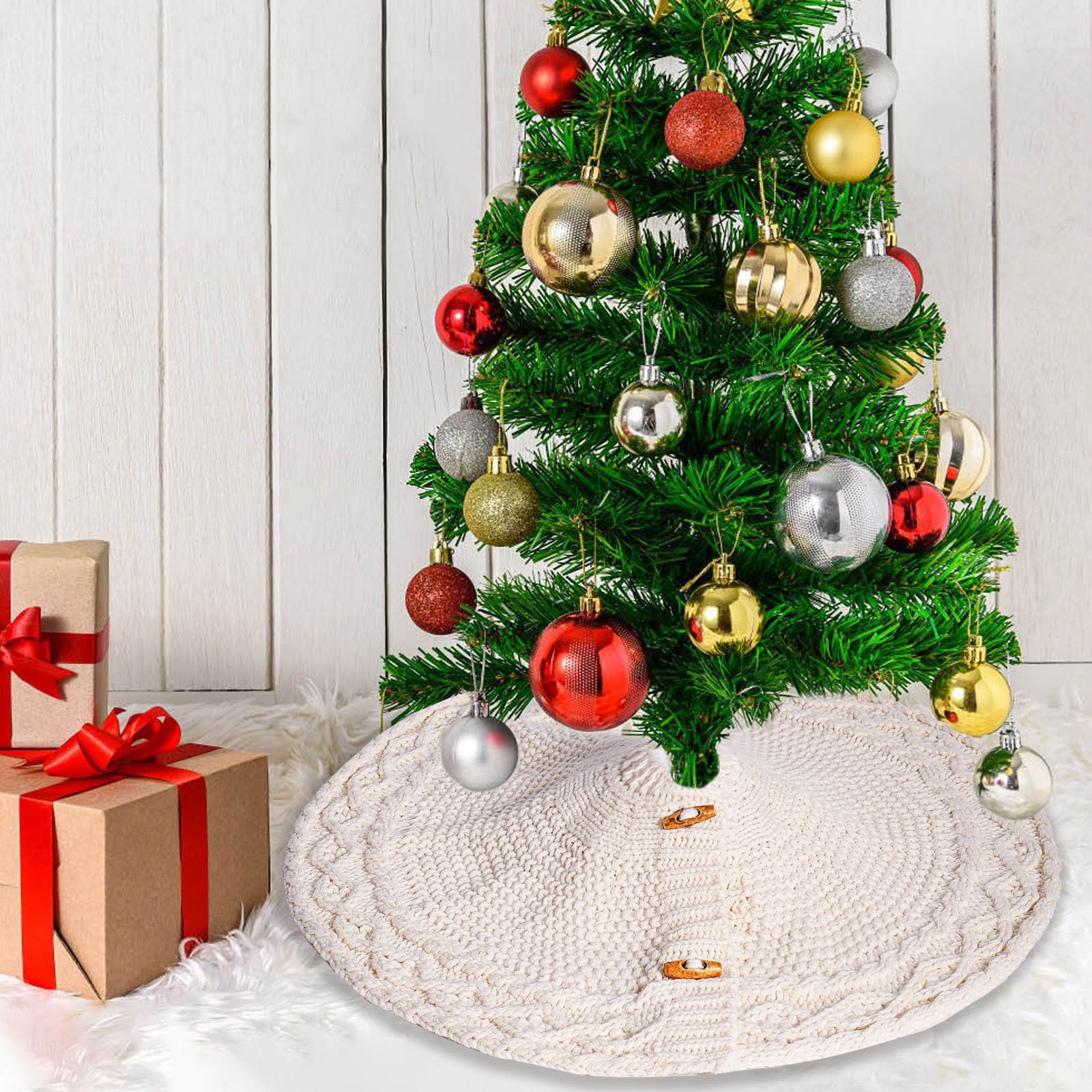 Click here for Kkbbma Deals Of The Week Christmas Knitted Tree Sk... prices