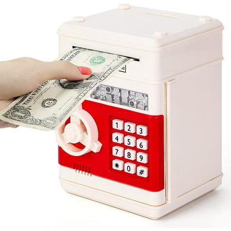 XBRW Money Bank for Kids,Kids Safe Electronic ATM Piggy Banks Money ...