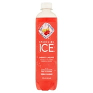 Sparkling Ice STARBURST Cherry, Zero Sugar, Fizzy Flavor, Low Calorie, 17 fl oz (Pack of 12 ...