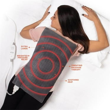 Sharper Image Calming Heat Sauna Wrap, 8 Heat Levels, 3 Massaging ...