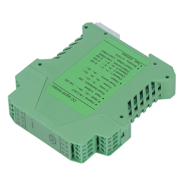 Current Signal Isolator Transmitter 1 In 3 Out Single Channel Dual Output DC Signal Conditioner ...