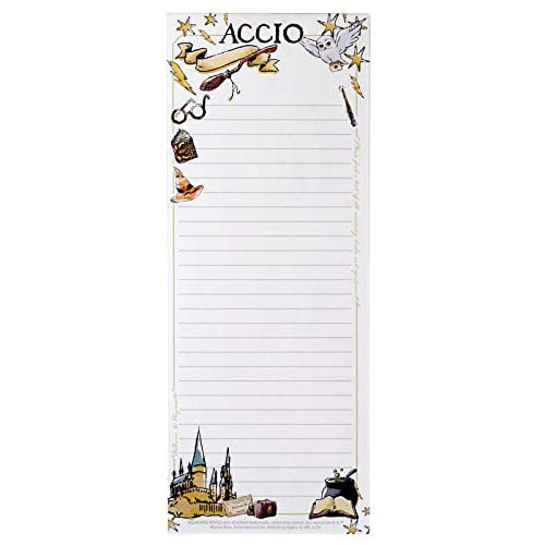 Conquest Journals Harry Potter List Notepad with Magnet - Walmart.com