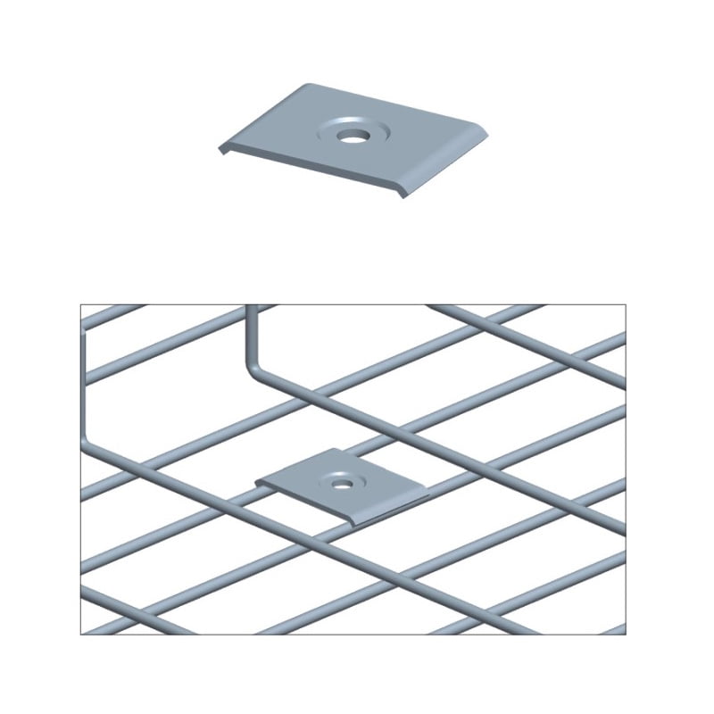 Cable Tray Central Hold Down, Zinc - Walmart.com