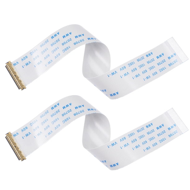 Uxcell FFC Cable 0.5mm Pitch 30 Pin 150mm Flat Ribbon Cable for LCD ...