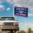 America 250th Birthday Flag 1776 2026 United States Map Statue of ...