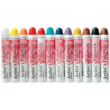 Jack Richeson Shiva Oil Paintstik, Iridescent Tropical Colors, Set of 6 ...