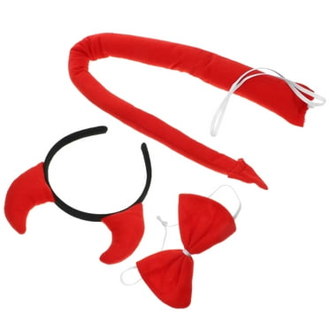Deluxe Devil Tail Halloween Costume Accessory with Horns - Walmart.com