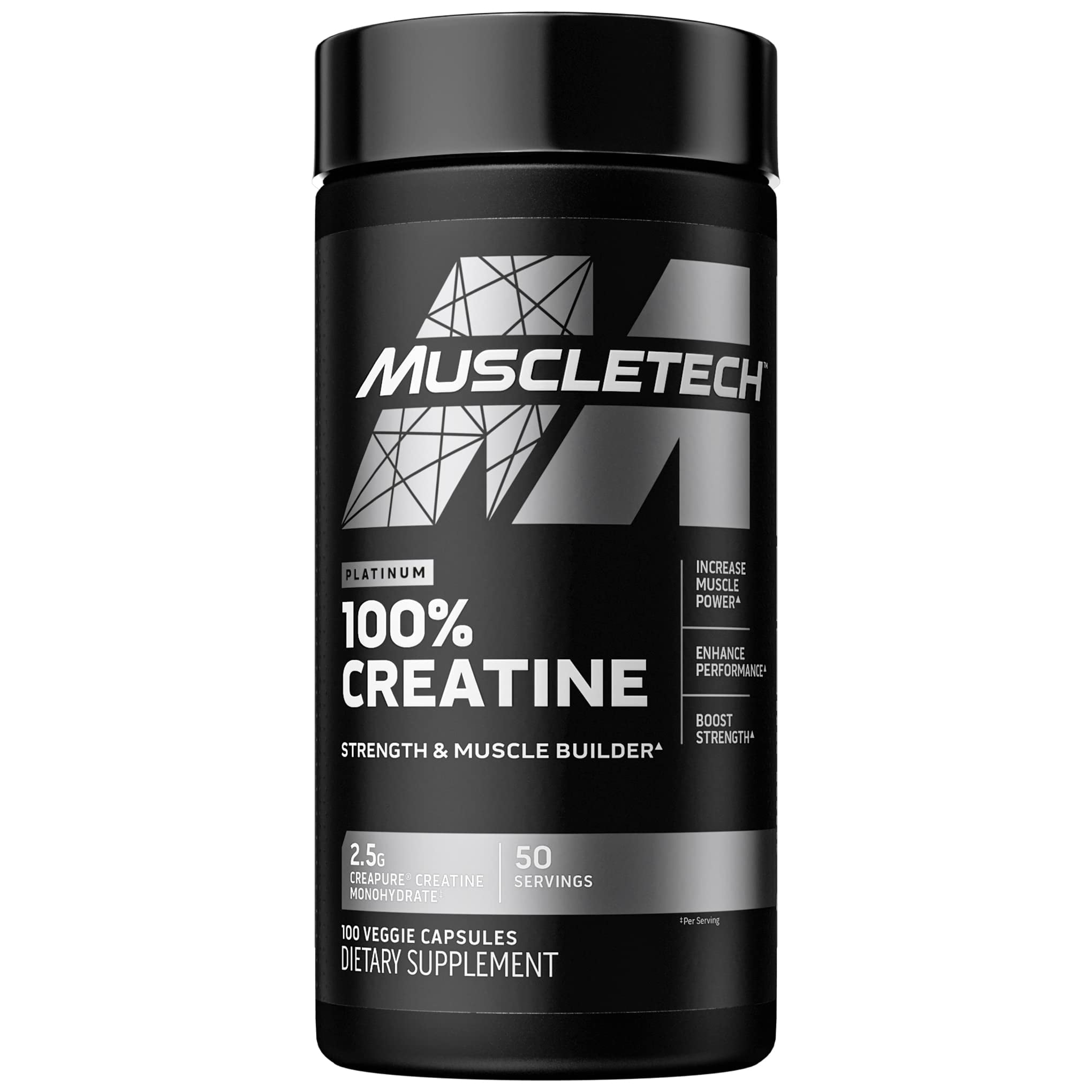 Suplemento MuscleTech Platinum 100% en pastillas de creatina, 100 ...