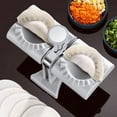 Automatic Dumpling Maker Machine Double Head Dumpling Skin Maker Mould ...