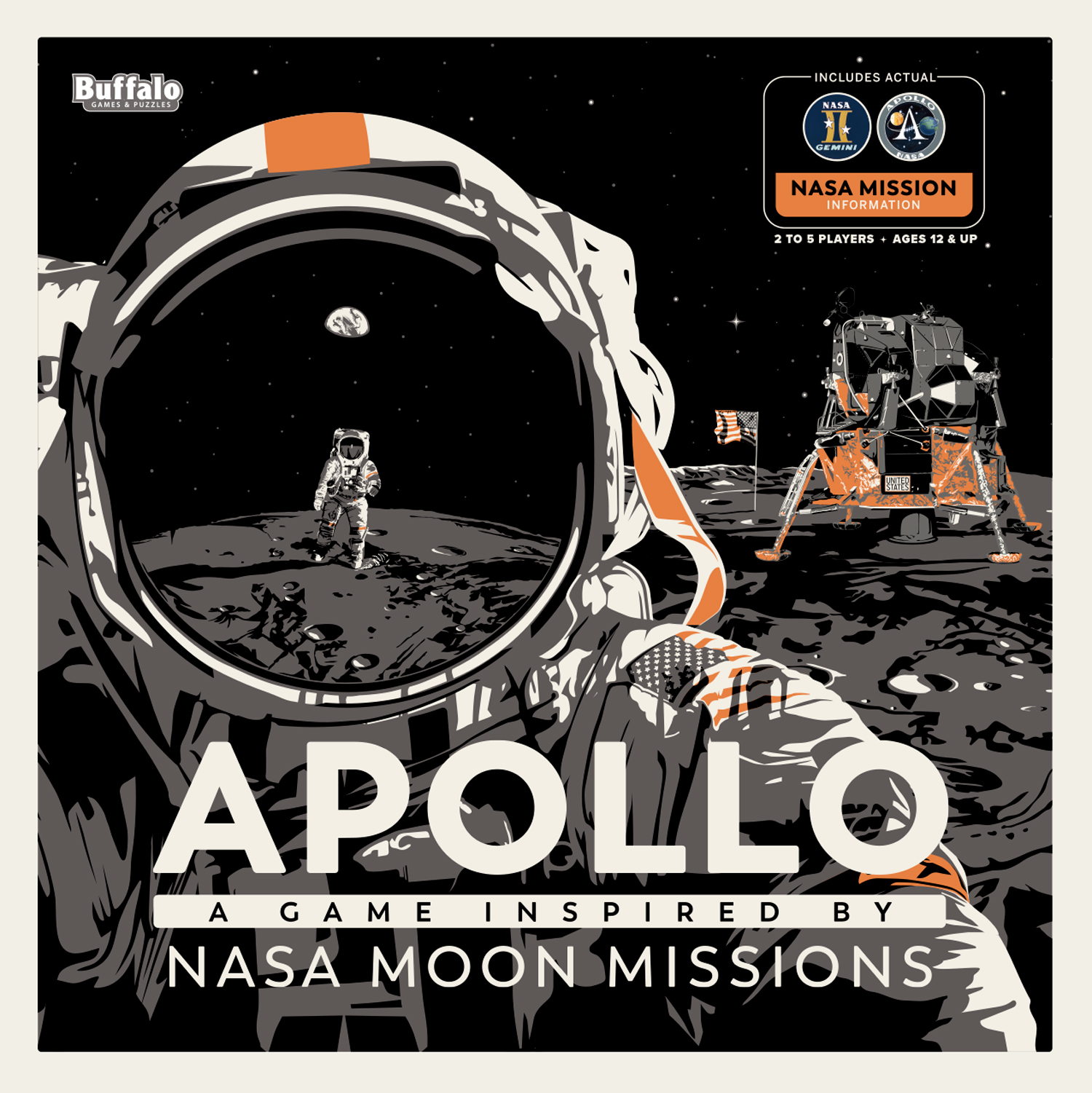 A Game inspired by Nasa Moon Missions Board Game, by Buffalo Games ...