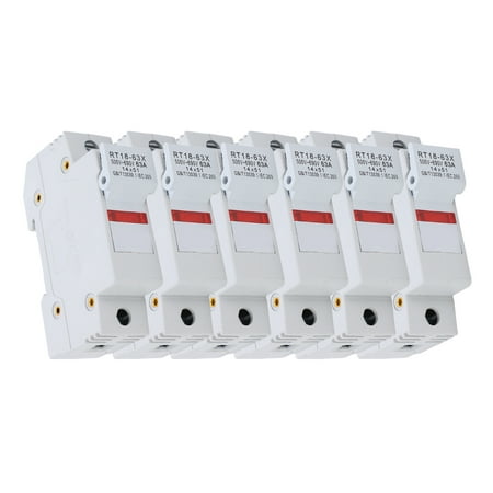 Power Fuse BaseRT18-63X Rail Mounted Fuse Fuse Core Base Fuse Holder ...