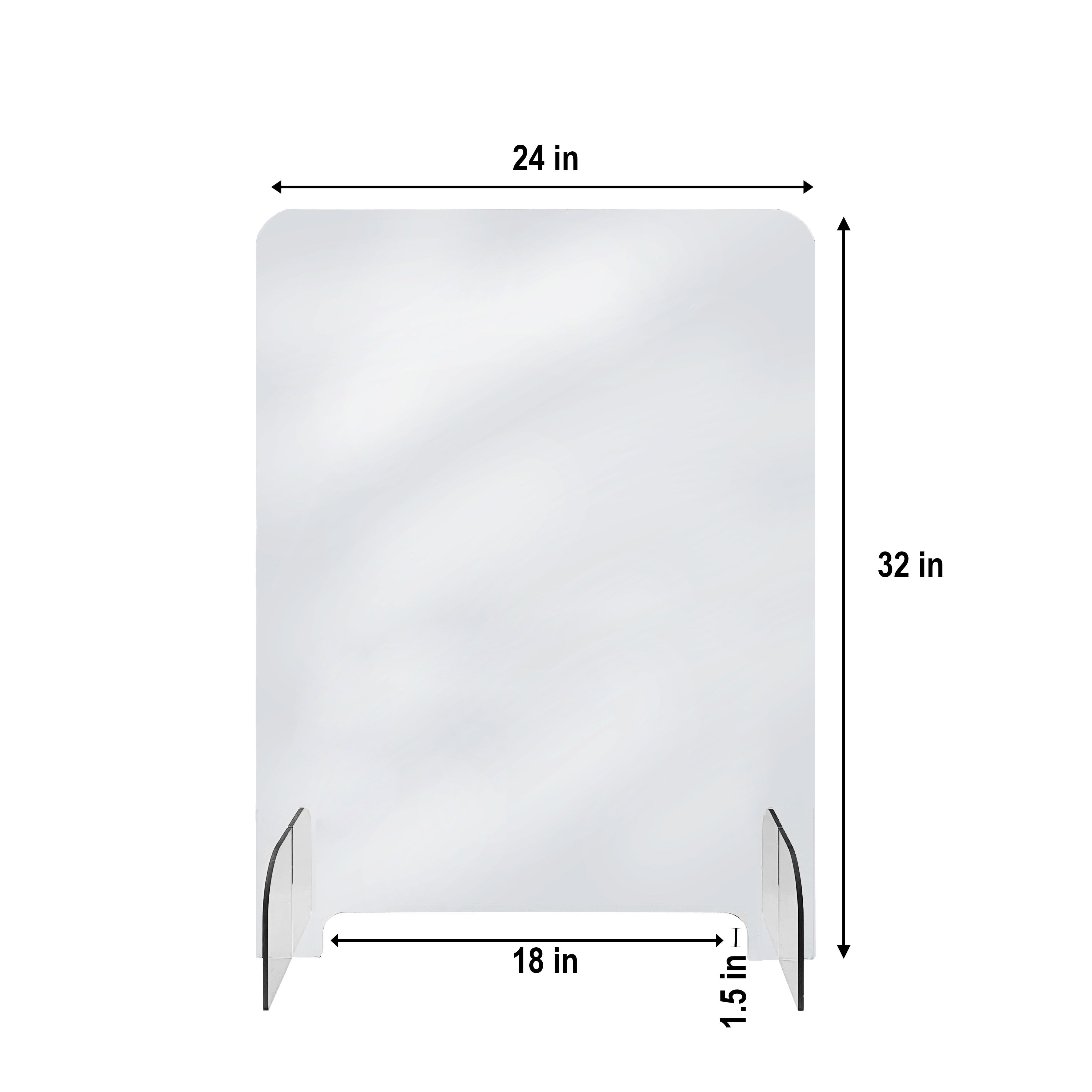 Small Opening Standard Counter Top Contact Barrier - Walmart.com