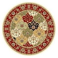 SAFAVIEH Lyndhurst Abigail Traditional Bordered Area Rug, Multi/Red, 3 ...