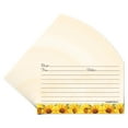 Current Sunflowers Fall Recipe Cards - 3" x 5" Index Cards, Set of 50 ...