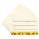 Current Sunflowers Fall Recipe Cards - 3" x 5" Index Cards, Set of 50 ...