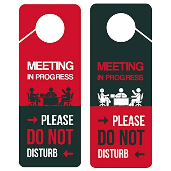 Meeting Progress Door Sign