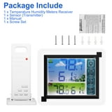 Weather Station with Indoor Outdoor Thermometer & Wireless Sensor ...