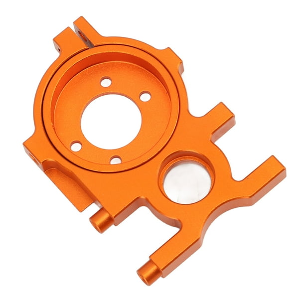 Metal Motor Holder, Orange CNC Processing RC Motor Mount With Screws ...
