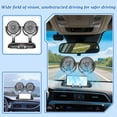 Adjustable Dual Head Car Cooling Fan-Brushless Motor-2 Speeds, 360 ...