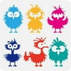 Frizzy Cat Large Stencil 11.8x11.8inch Cartoon Cat Painting Stencils ...