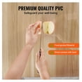 PVC Table Protector 48 Inch Round, Clear Plastic Desk Protector 2.0mm ...
