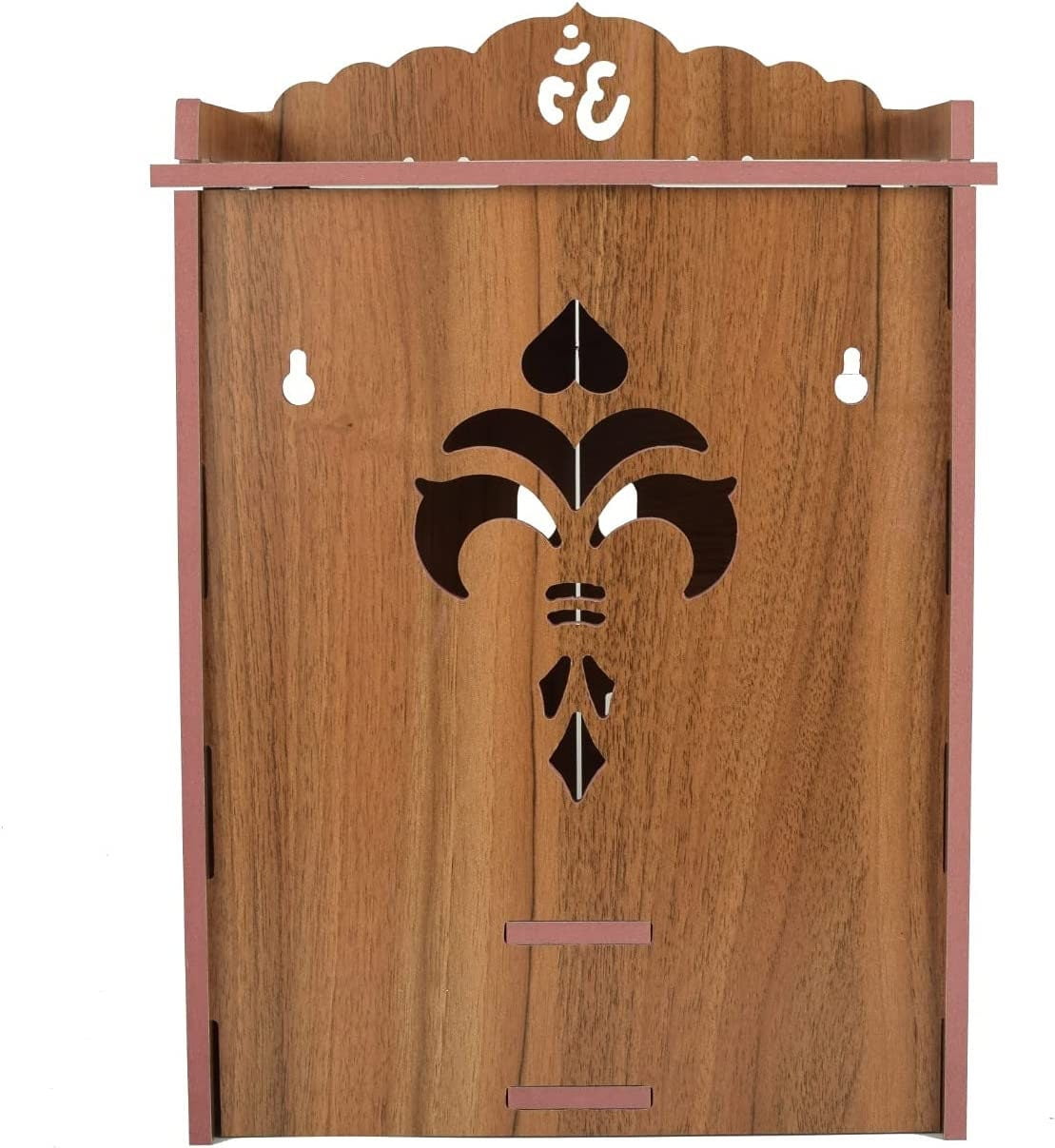 MDF board Wooden Mandir For Home And Office / Wall Hanging And Table ...