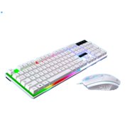 onn. 4-PC Gaming Starter Kit with LED Keyboard, Programmable Mouse ...