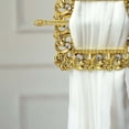 Efavormart Set of 2 | 7" Gold Acrylic Crystal Curtain Tie Backs, Square ...