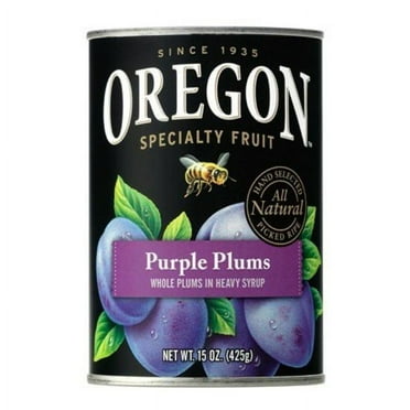 Oregon Fruit Canned Purple Plums in Heavy Syrup, 15 oz Can - Walmart.com