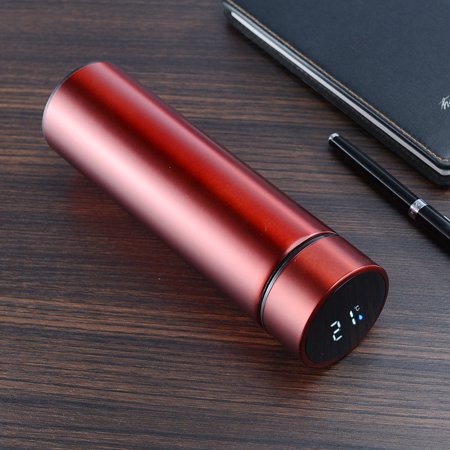 500ML Stainless Steel Vacuum Flask, Hot Water Mug with LED Display ...