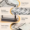 6-Pack Plastic Expanding File Folders, Folders for Documents with Snap ...