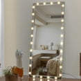 Full Body Mirror, Extra Large LED Mirror Full Length with Lights, Floor ...